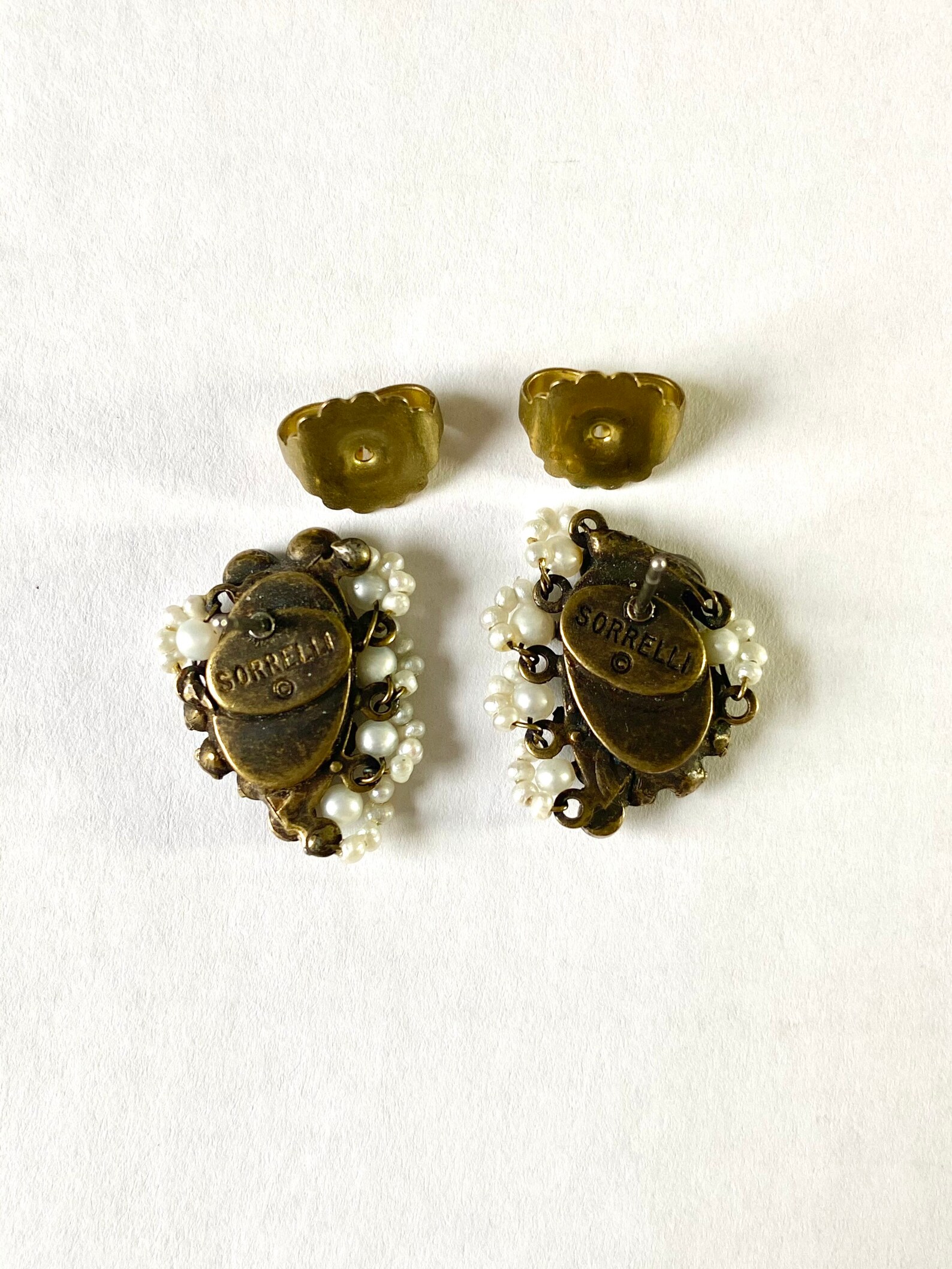 Vintage Sorrelli Floral Motif Stud Earrings | Etsy
