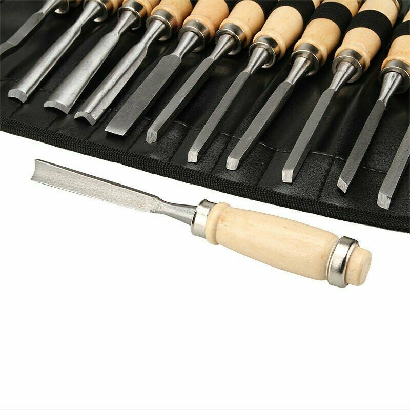 The Best! Premium 12 Piece Wood Carving Hand Chisel Tool Set ...
