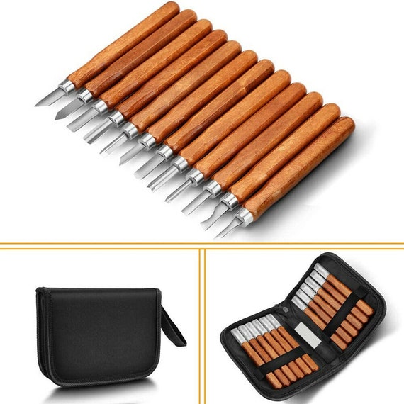 The Best Premium 12 Piece Wood Carving Hand Chisel Tool Set | Etsy