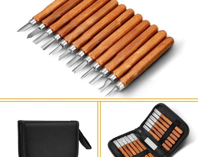 The Best Premium 12 Piece Wood Carving Hand Chisel Tool Set ...