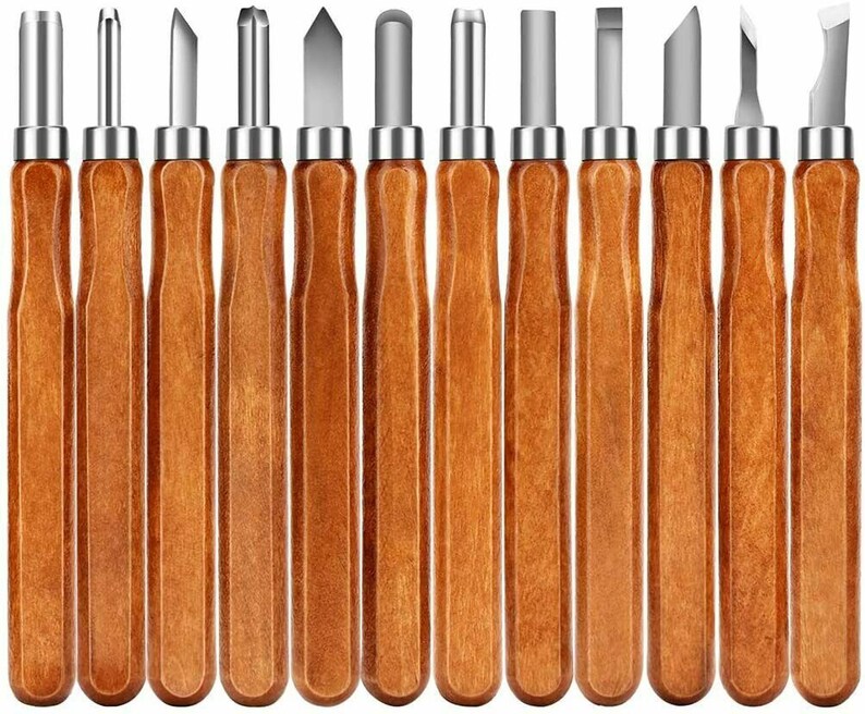 The Best Premium 12 Piece Wood Carving Hand Chisel Tool Set ...
