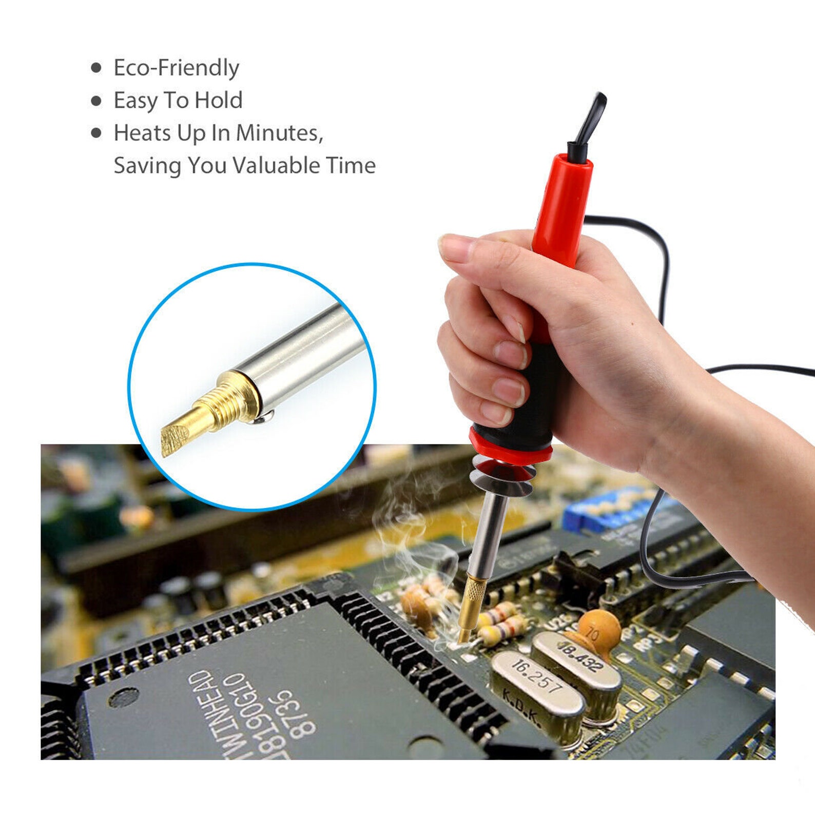 Premium Best! Wood Burning Soldering Kit Set Tool Pen Pyrography ...