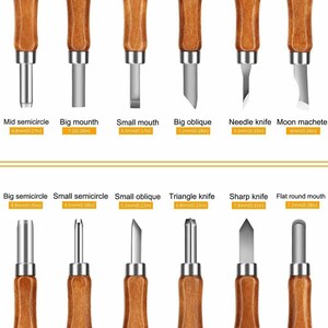 The Best Premium 12 Piece Wood Carving Hand Chisel Tool Set ...