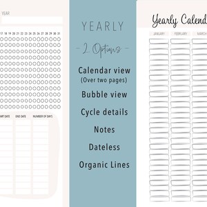Printable Monthly Period and Ovulation Tracker for Tracking - Etsy
