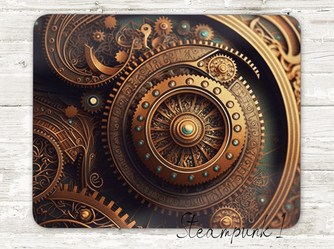 Steampunk Industrial Style Mouse Pad - Etsy