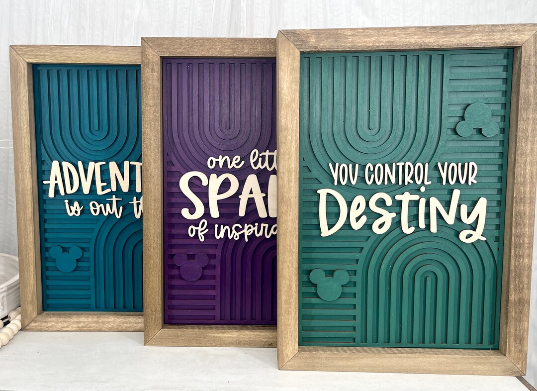 Disney Quote Signs / Disney up Wood Sign / Disney Brave Wood Sign ...