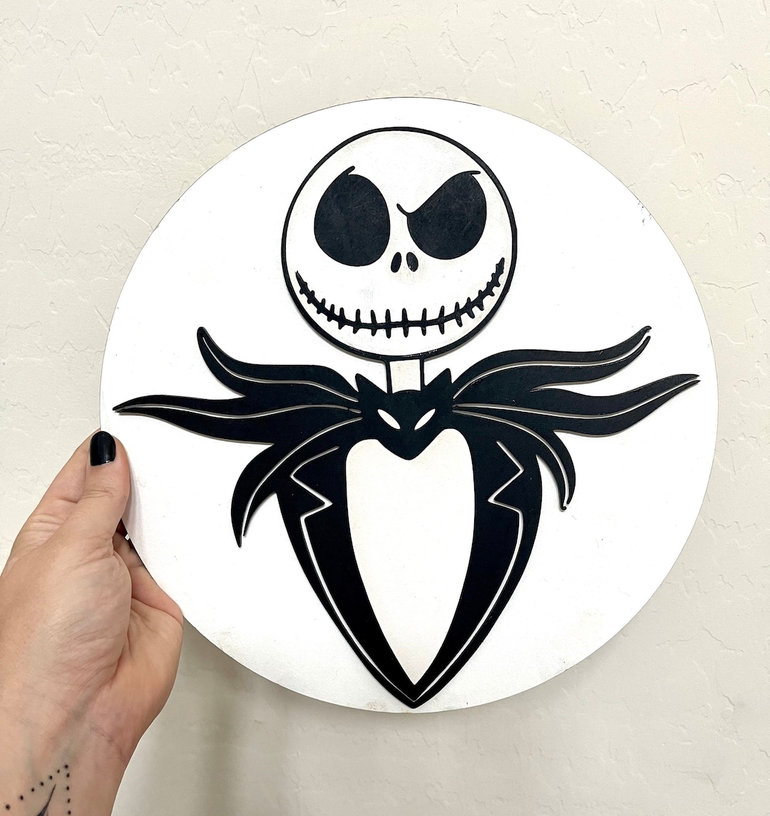 Jack Skellington Halloween Sign / Nightmare Before Christmas Sign ...