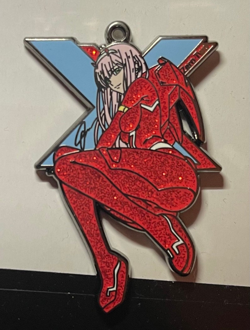 Zero Two Pilot Suit Pin glitter Edition - Etsy