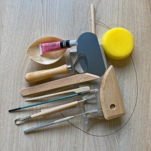 Air Dry Clay Kit Ceramics Tool Kit Home Pottery Kit - Etsy
