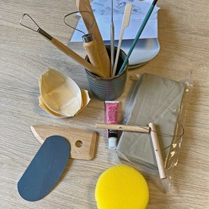 Air Dry Clay Kit Ceramics Tool Kit Home Pottery Kit - Etsy