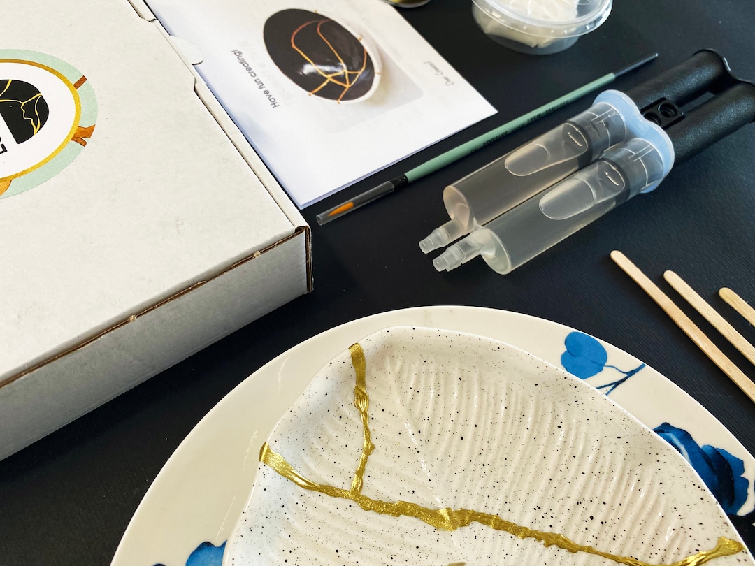 Kintsugi Kit for Beginners, Kintsugi Kit for Ceramics, Kintsugi Kit for Broken Dishes, Japanese ...