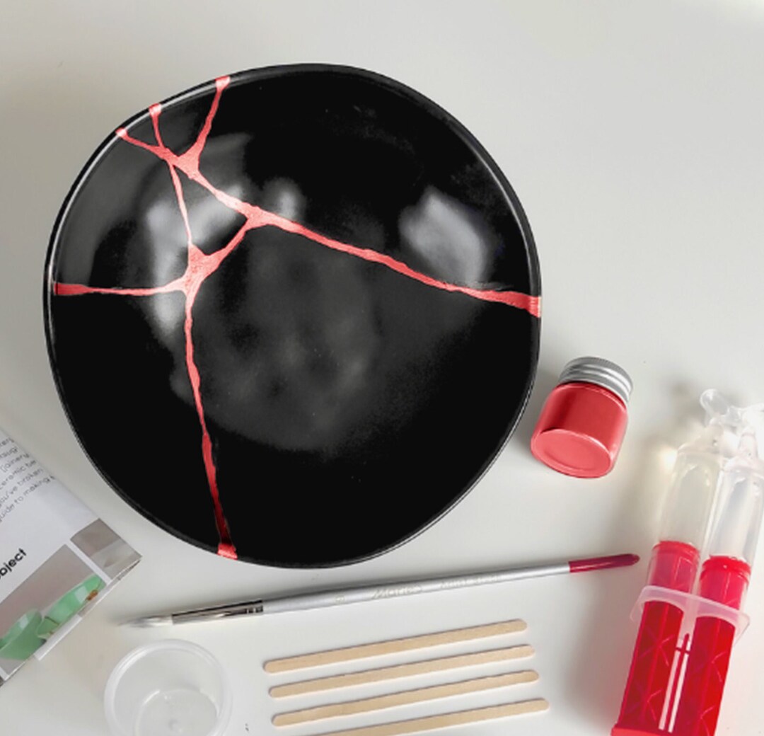 The Simpliest Kintsugi Kit for Beginners, Kintsugi Kit Food Safe Non ...