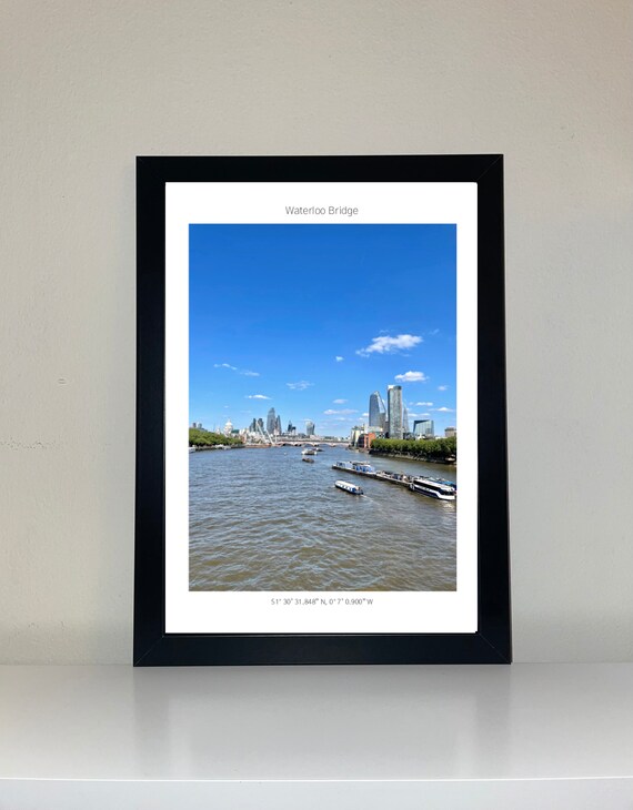 Waterloo Bridge London Photo Print / London Wall Art / Bridge - Etsy