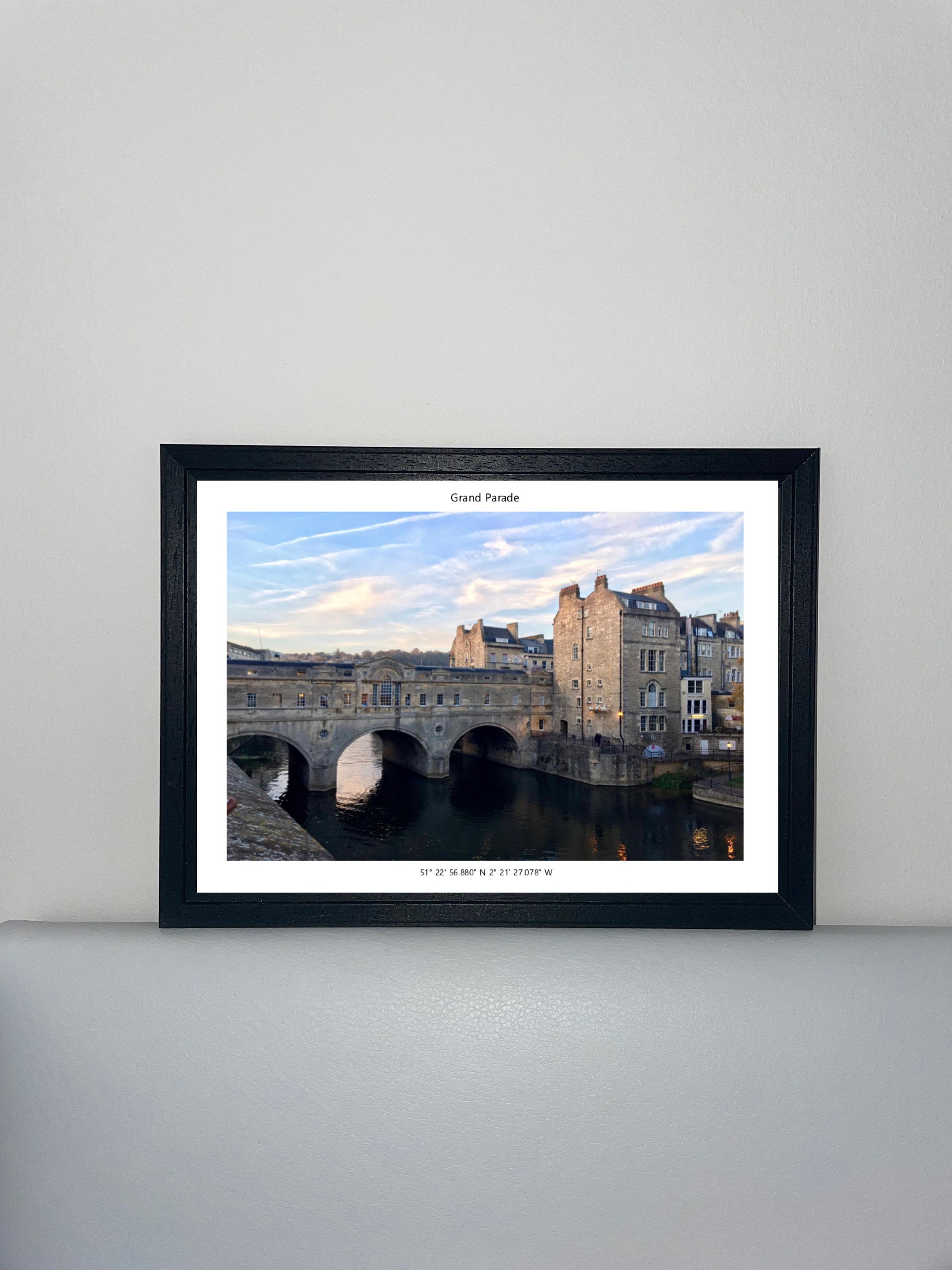 Grand Parade, Bath Photo Print/ Pulteney Bridge Wall Art/ River Avon ...