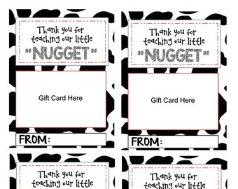 Thanks for Taking Care of Our Nuggets - Etsy