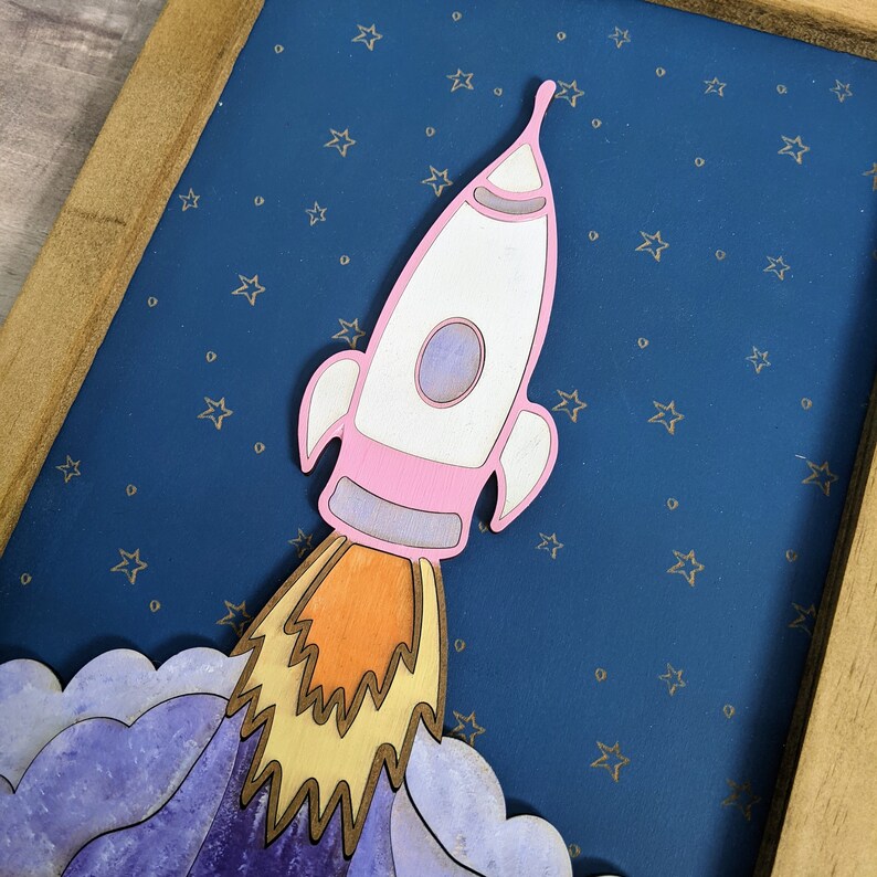 Digital Spaceship SVG/AI/PDF Instant Download Laser Ready - Etsy