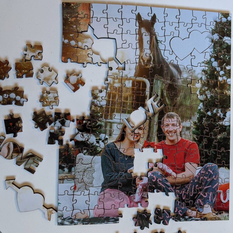 Digital Valentine's Day Puzzle 4x6 and | Etsy