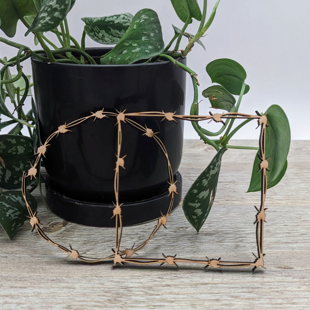 Barb Wire Laser Cut File - Etsy