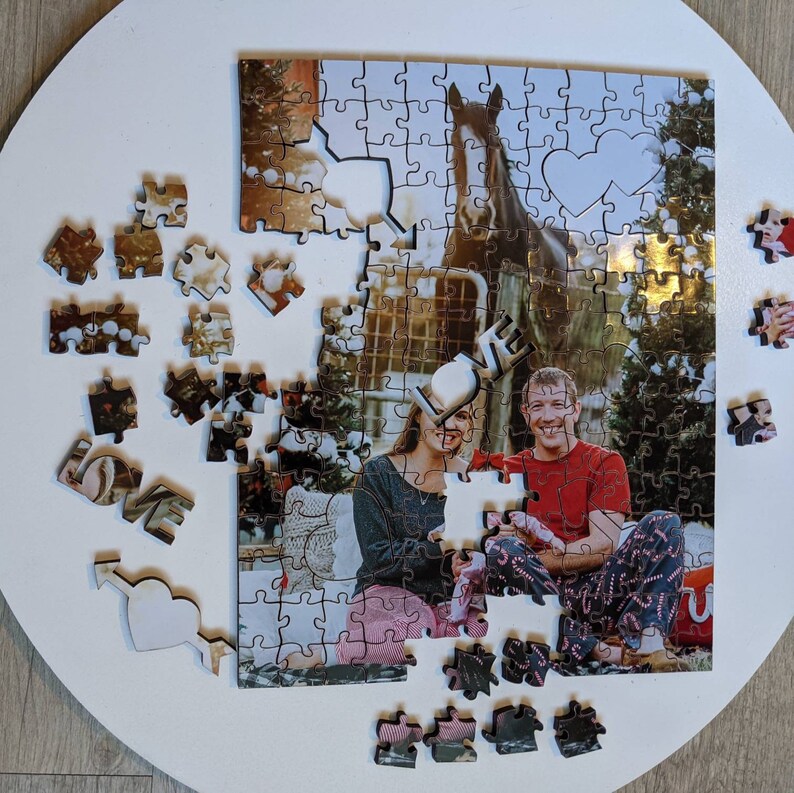 Digital Valentine's Day Puzzle 4x6 and | Etsy