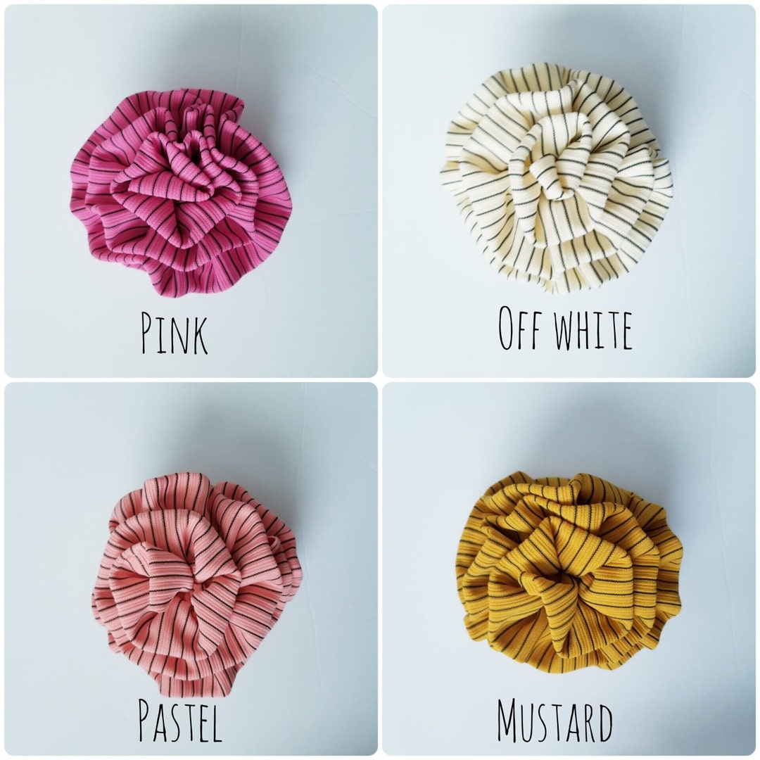 Ruffle Hair Claw Flower Hair Jaw Clamp Hair Clip Khaleeji - Etsy