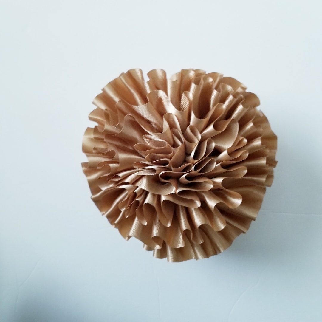 Ruffle Hair Claw Flower Hair Jaw Clamp Hair Clip Khaleeji Hijab ...