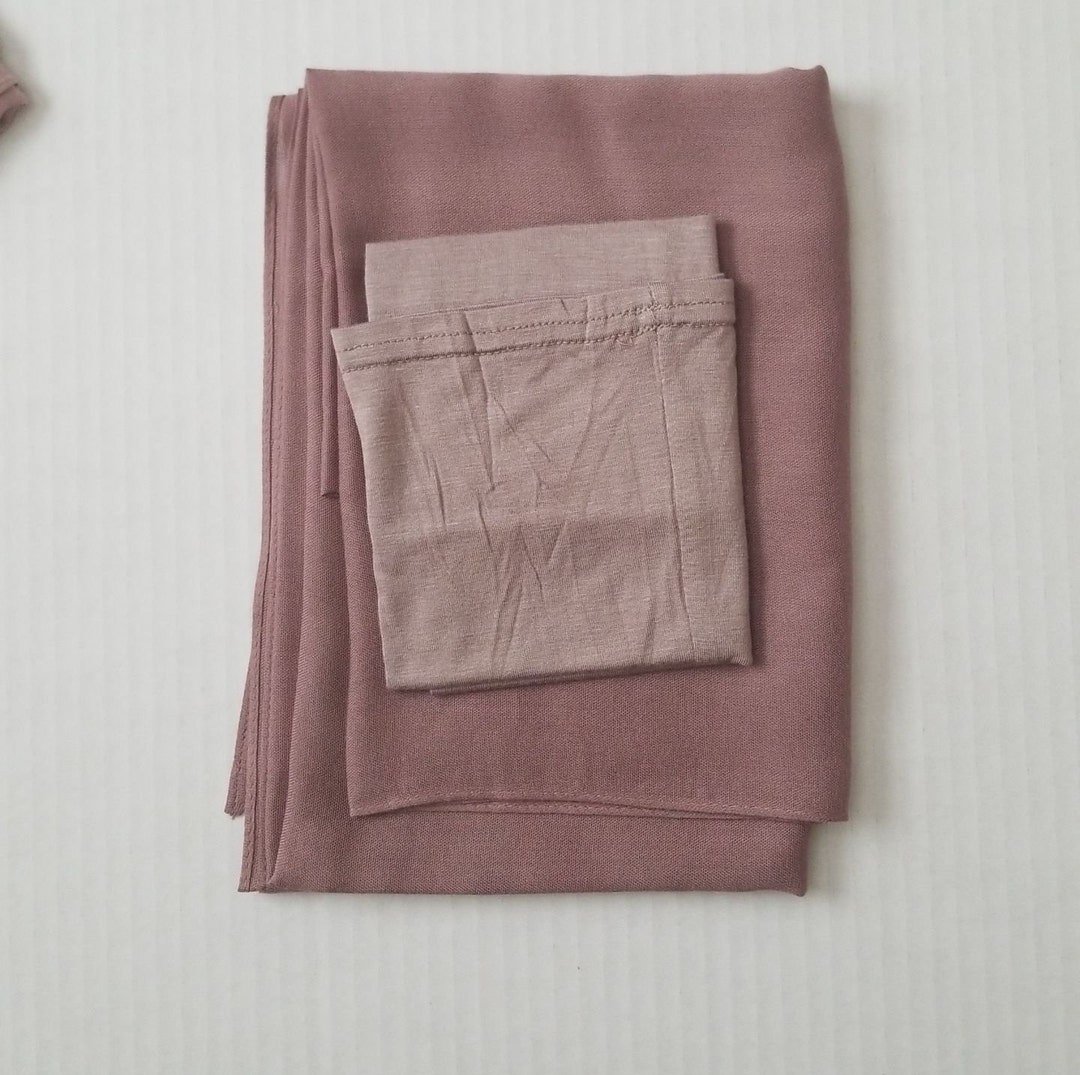 Modal Hijab With Jersey Cap, Modal Hijab Matching Sets, Soft Modal ...