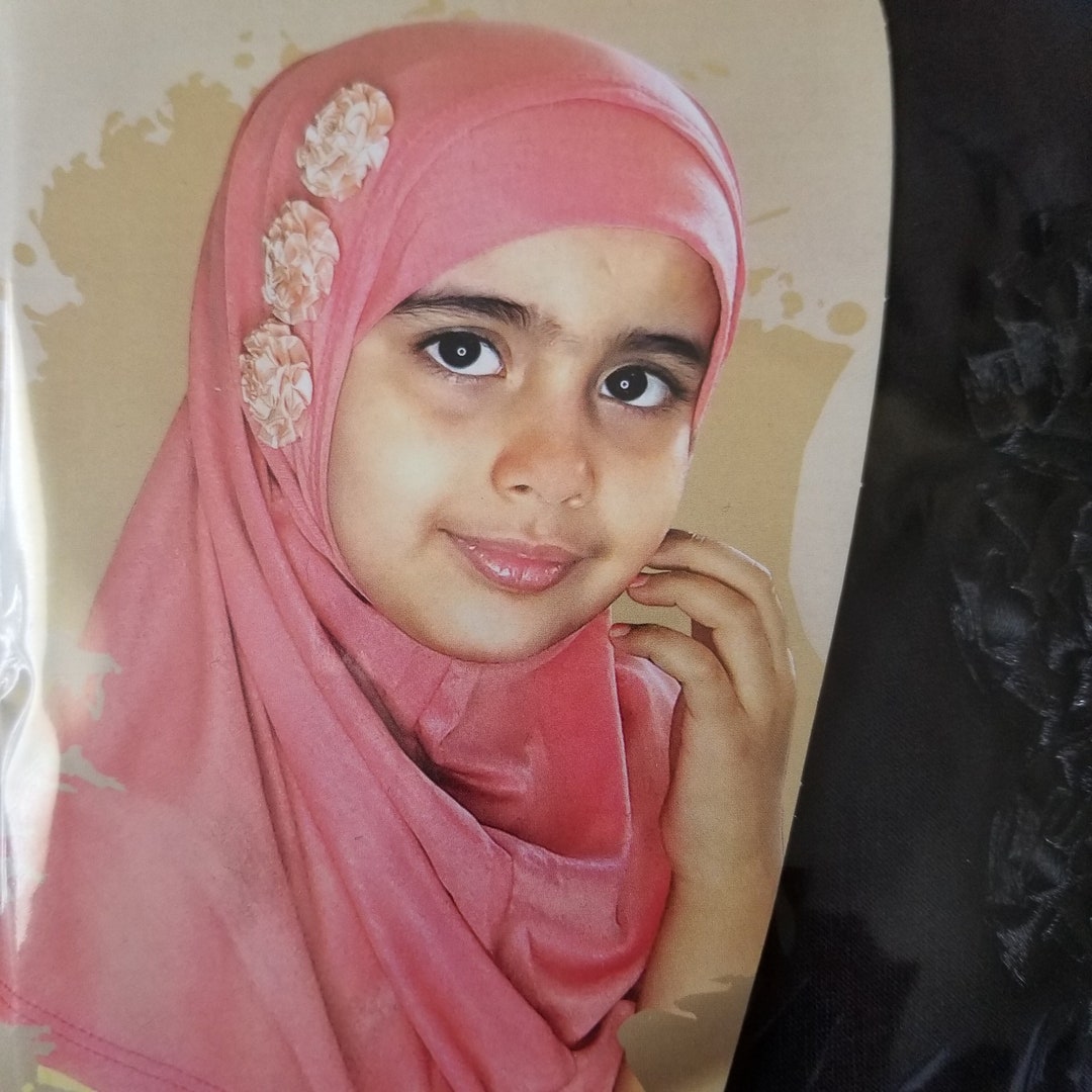 Girls Hijab, Two Piece Amira Hijab, Girls 2 Piece Cotton Jersey Scarf ...