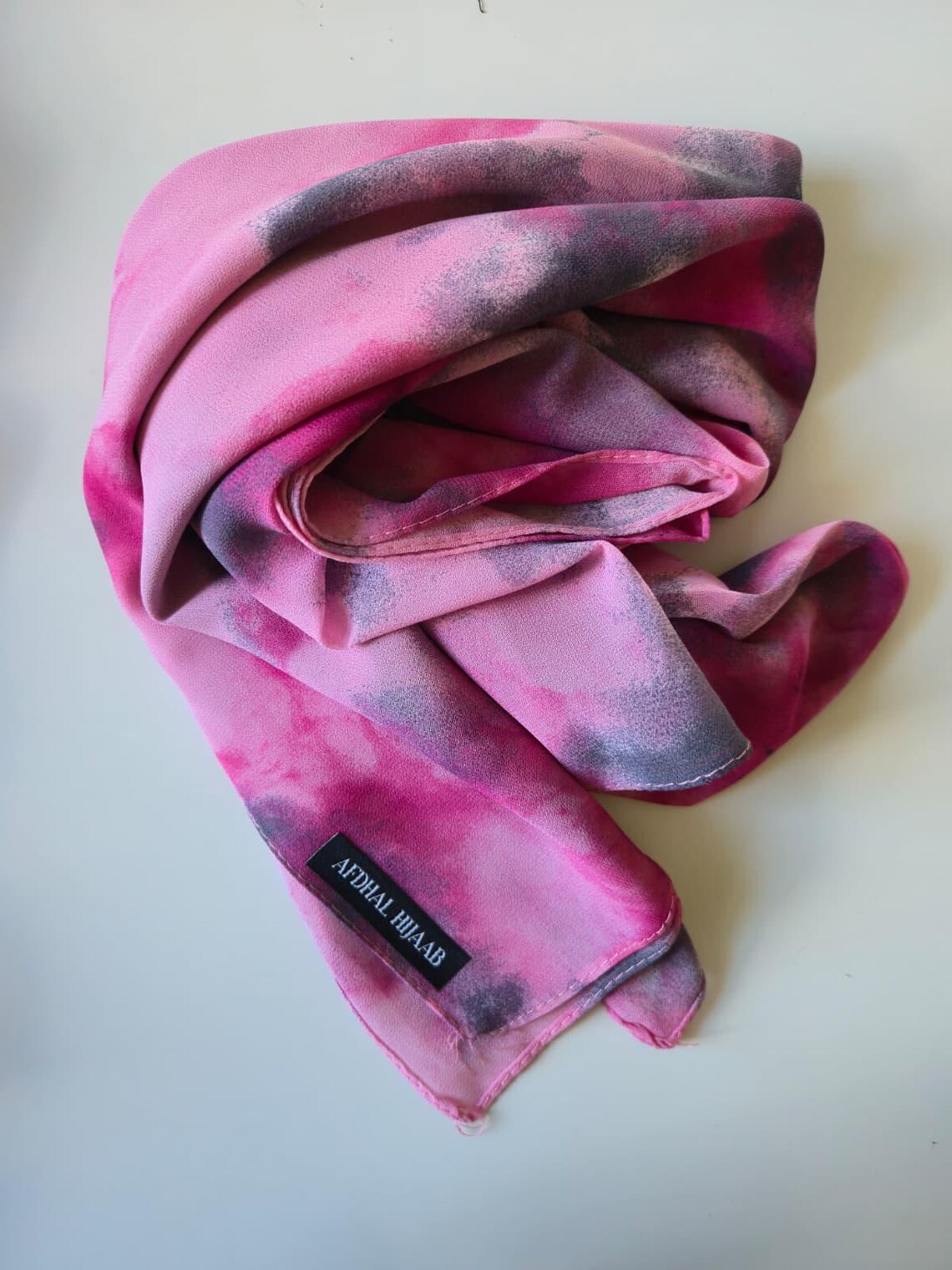 Tie Dye Chiffon Hijab, Chiffon Hijab Printed, Printed Chiffon ...
