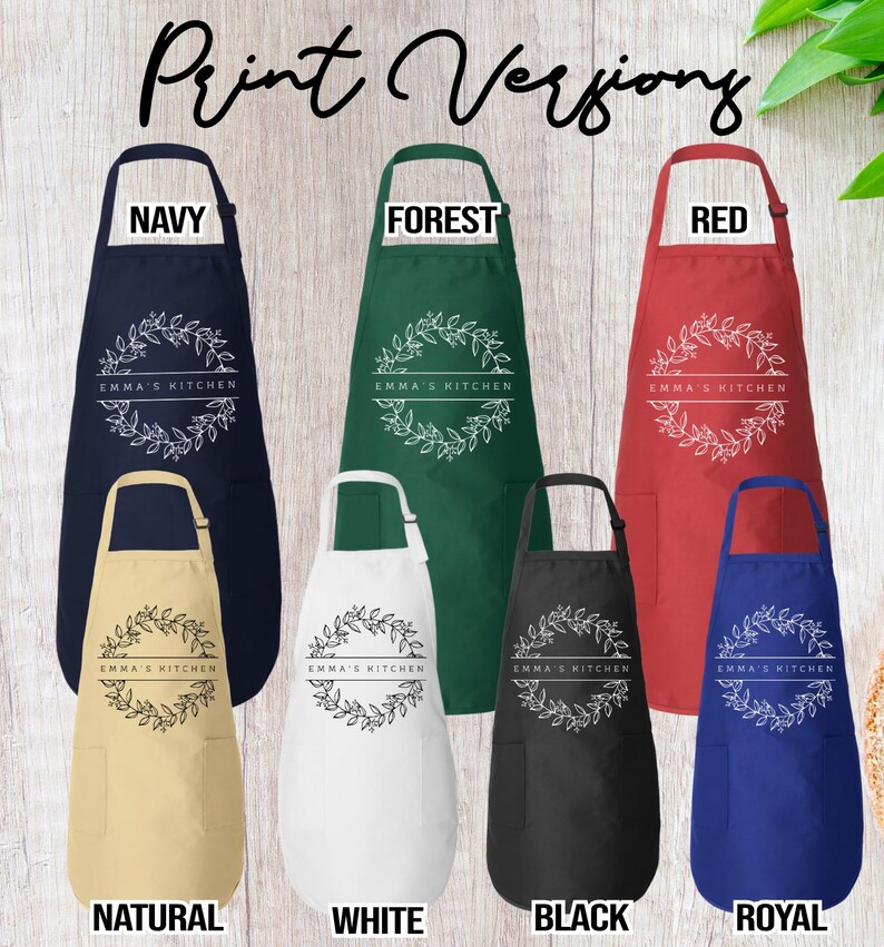 Personalized Apron, Name Apron, Custom Name Apron, Personalize Apron ...