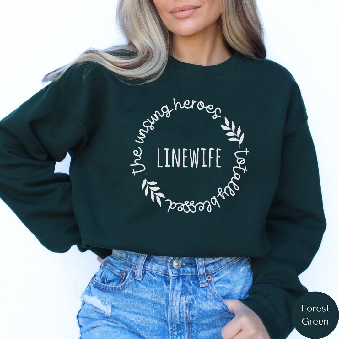Line Wife Sweatshirt, Lineman Wife Sweatshirt, Lineman Girlfriend ...