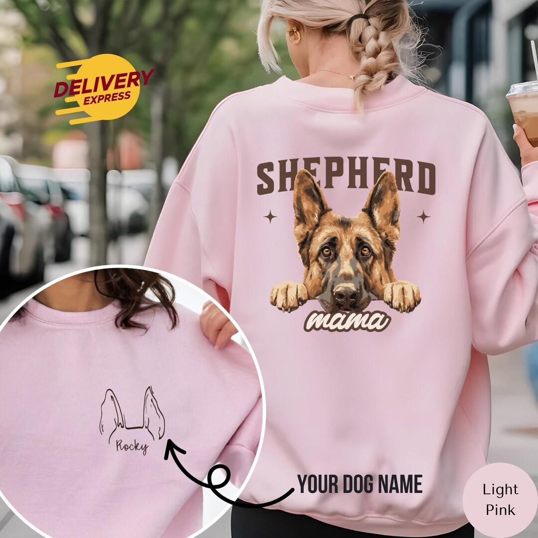Shepherd Mama Sweatshirt, German Shepherd Mom Sweatshirt, Custom Dog ...