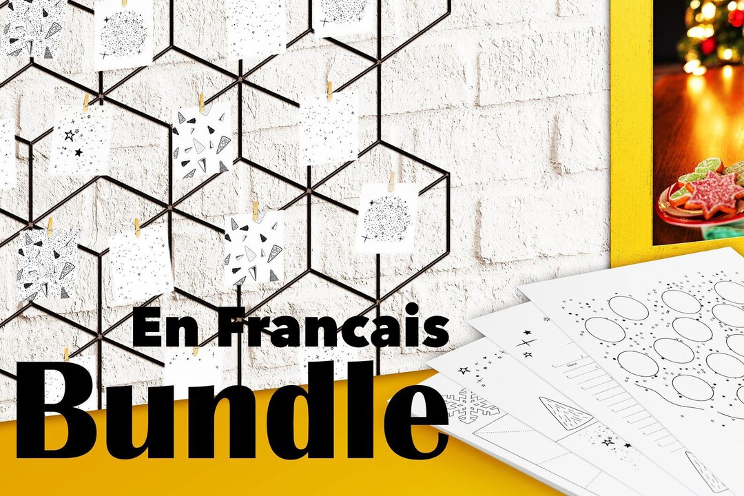 Kit DIY Calendrier De L'avent Activités Familiales, Non Daté, Lot D ...