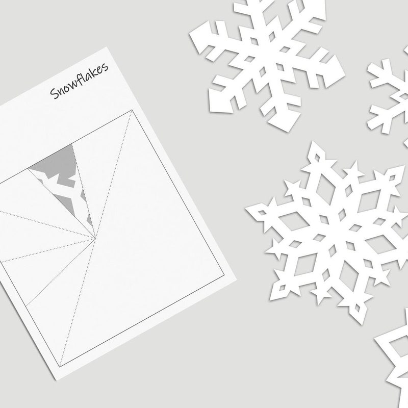 Snowflake Letter Paper - Etsy