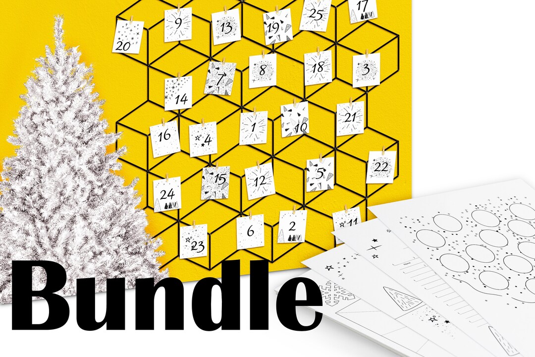 DIY Family Activity Advent Calendar Kit Extras Bundle - Etsy