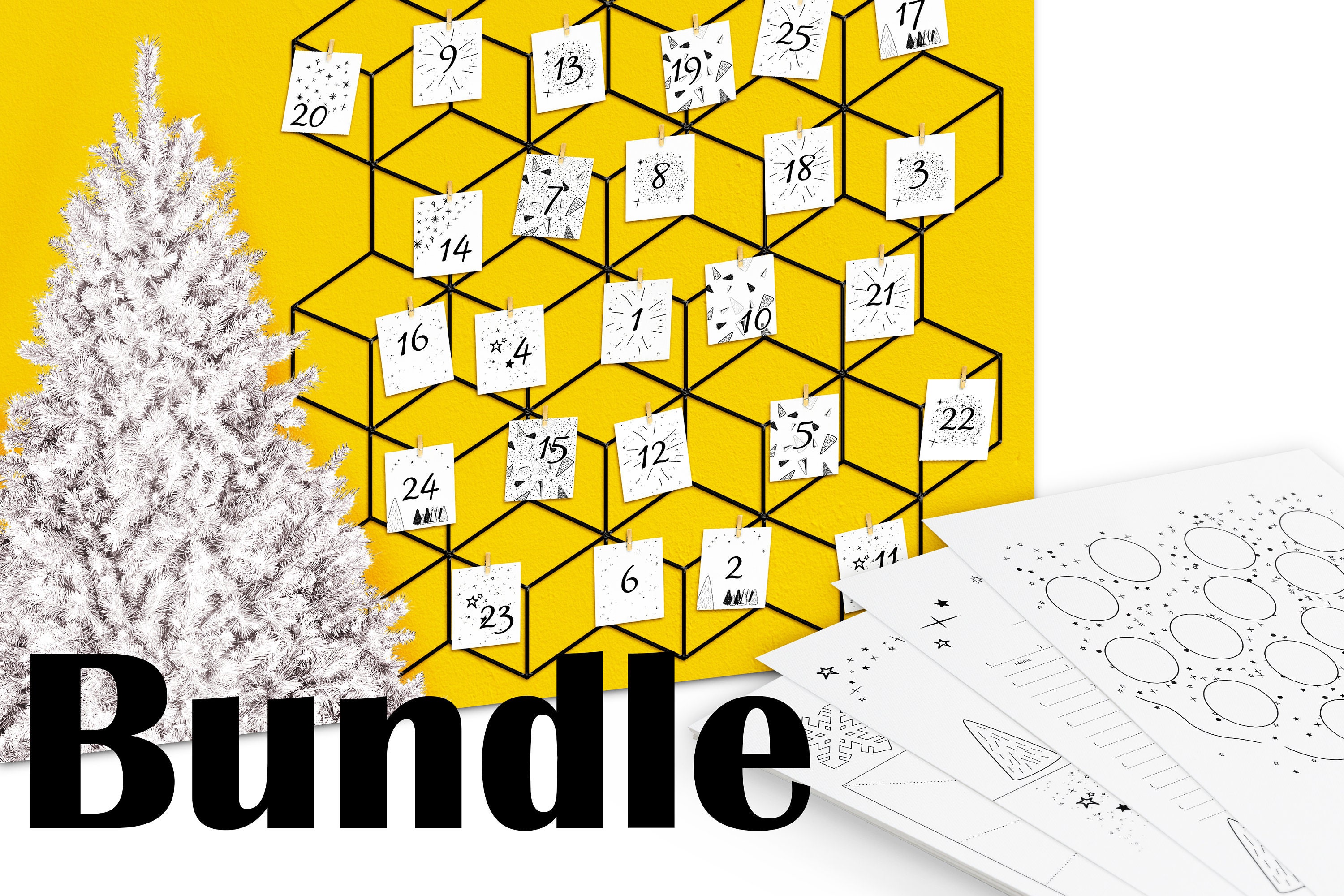 DIY Family Activity Advent Calendar Kit Extras Bundle - Etsy