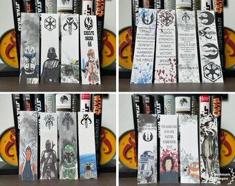 Metal Bookmarks Inspired by Star Wars Choose Your Bookmark | Etsy
