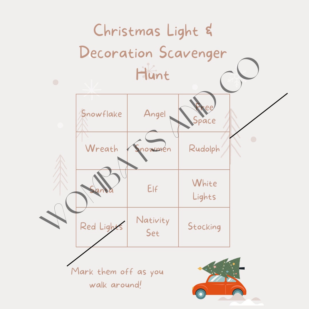 Christmas Printable Kids Activity & Games Packs by Wombats and Co - Etsy