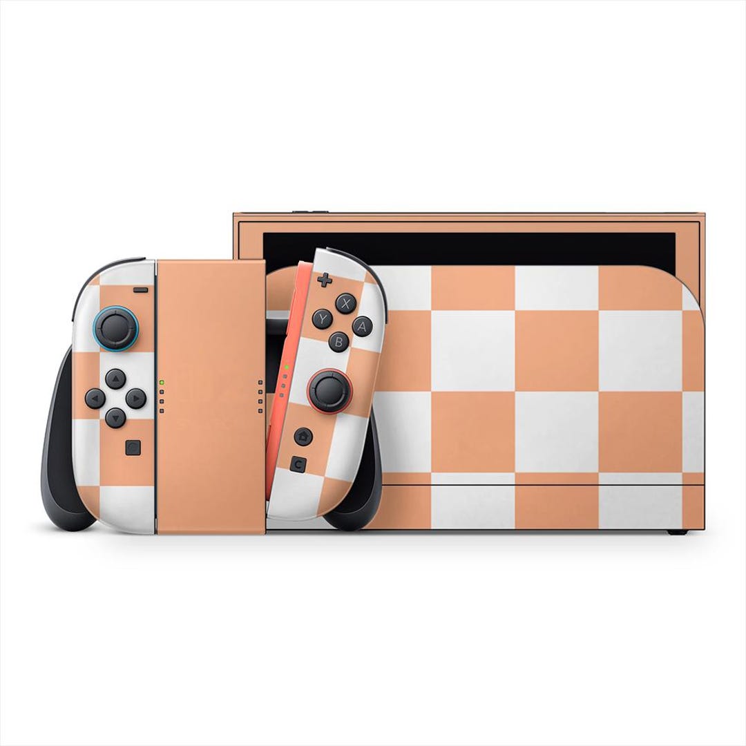 Thai Tea Checkered Nintendo Switch 2 Skin - Etsy