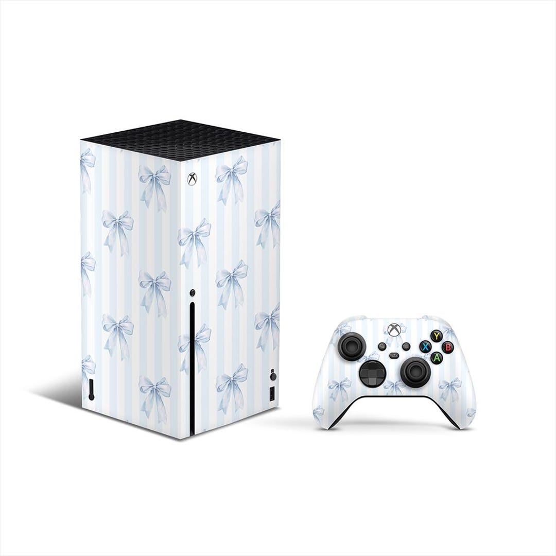 Sky Blue Bows Xbox Series X Skin - Etsy