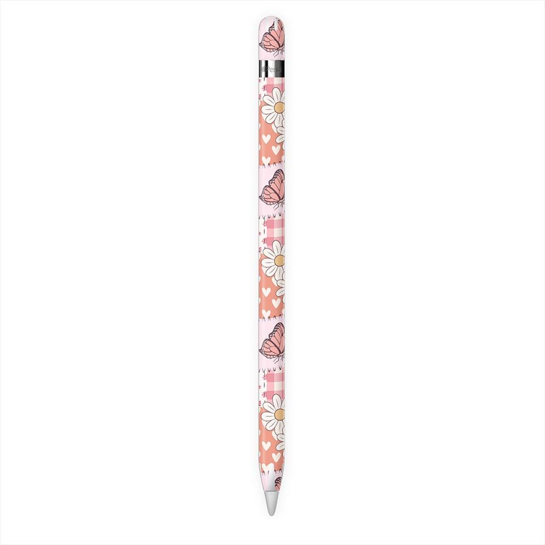 Blush Patchwork Apple Pencil Decal Skins - Etsy