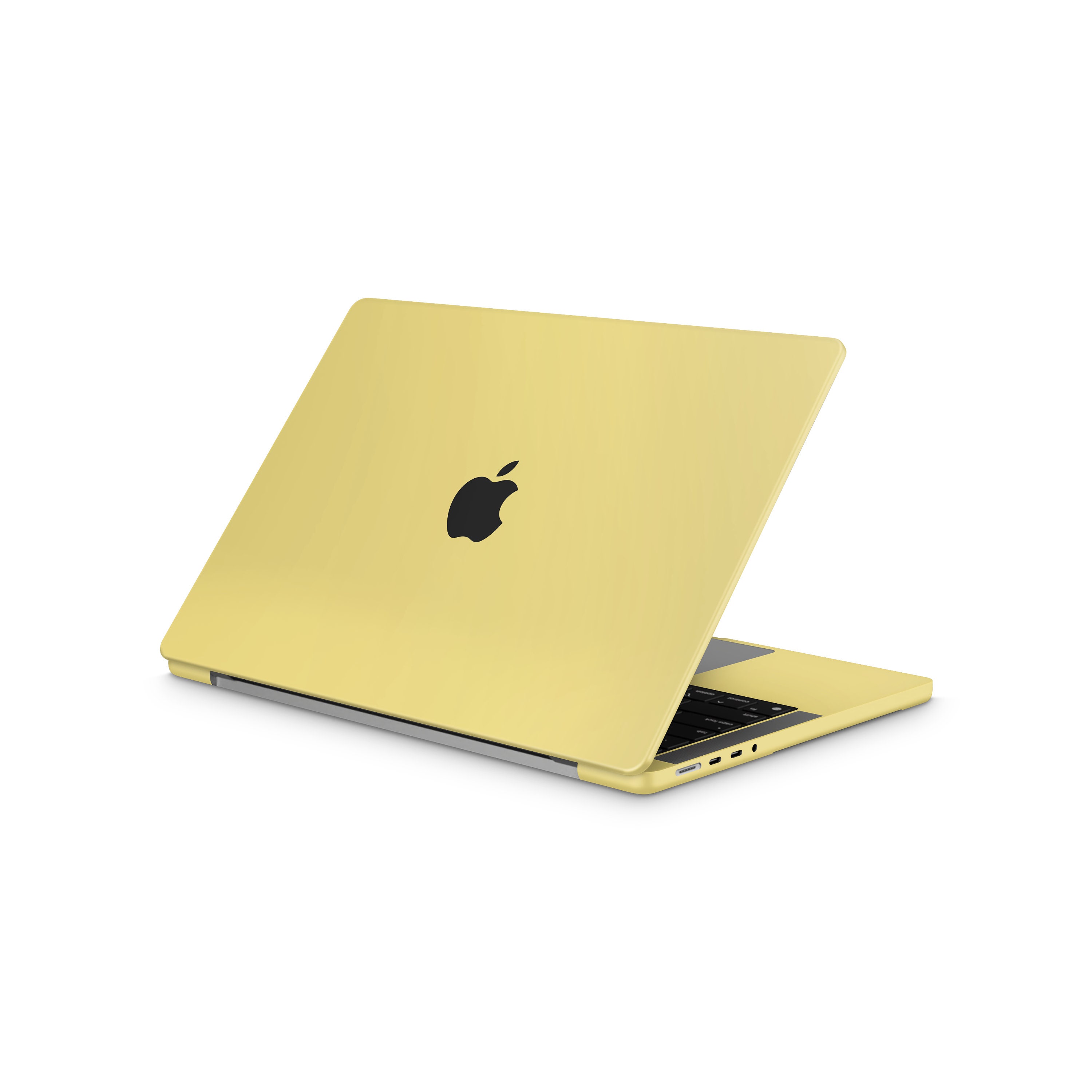 Yellow Apple Laptop