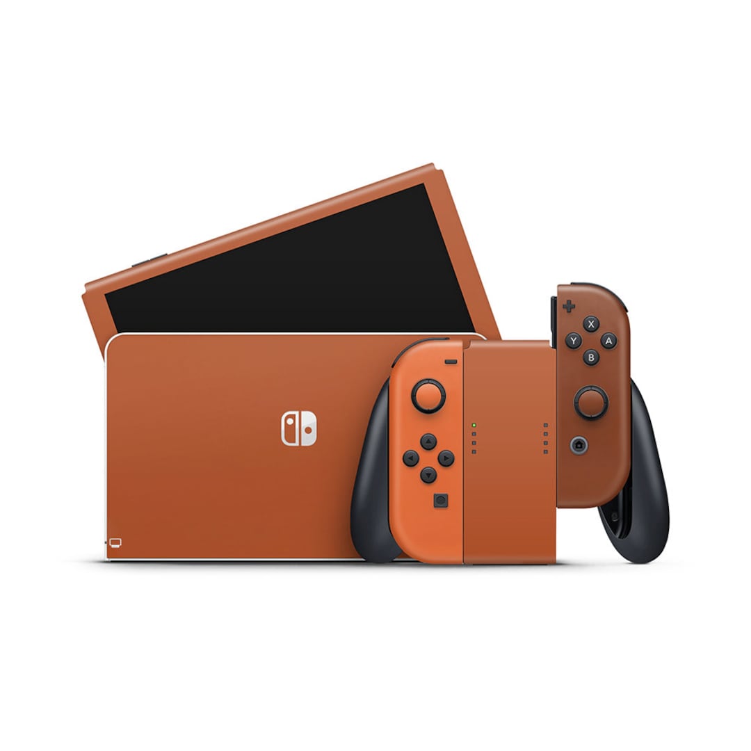 Burnt Orange Nintendo Switch OLED Skin - Etsy