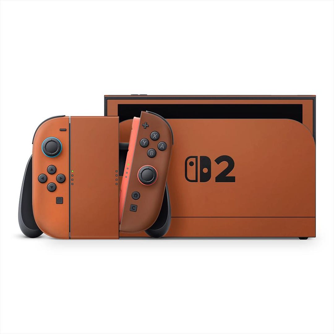 Burnt Orange Nintendo Switch 2 Skin - Etsy