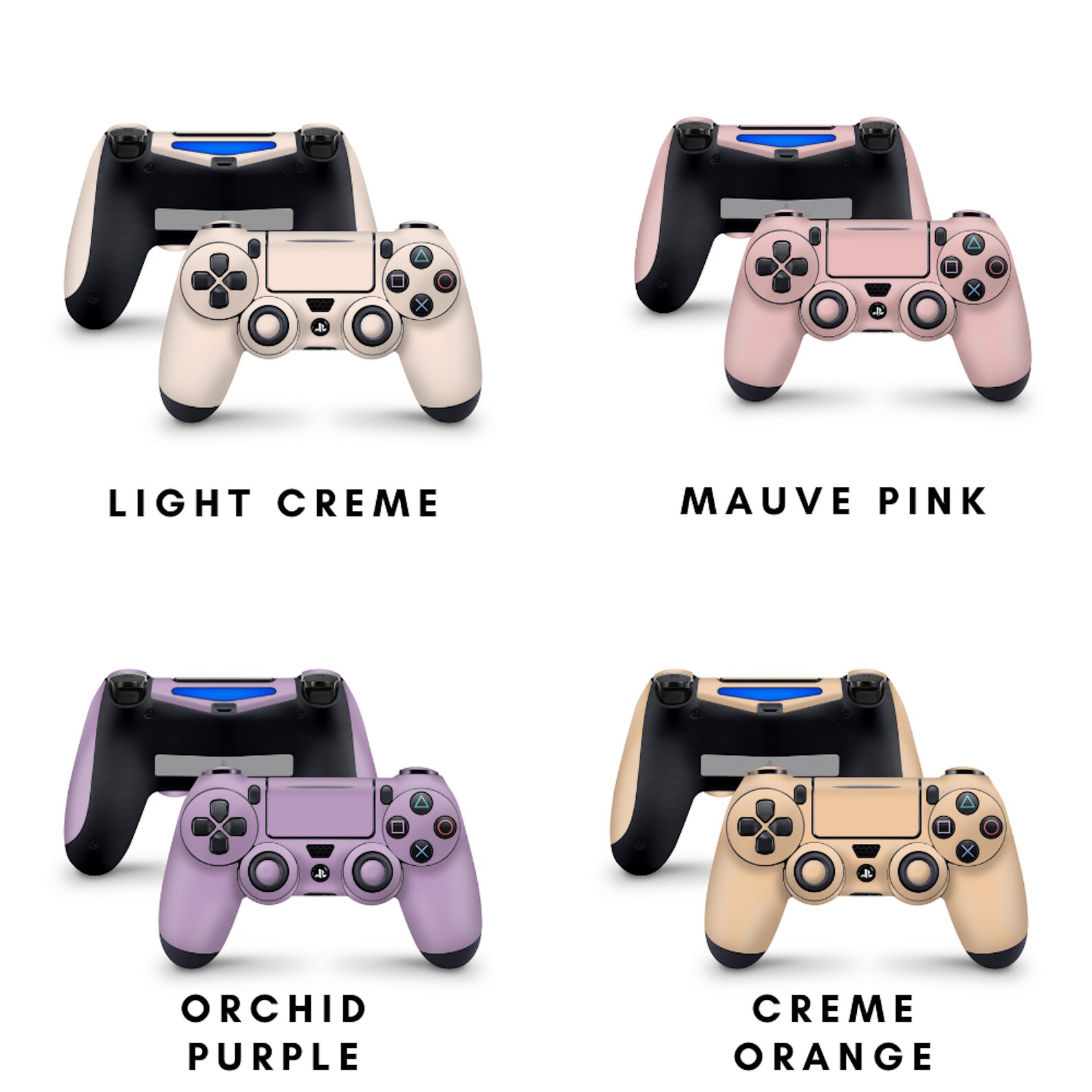 PS4 Controller Skin for Dualshock Cozy Solid Colors Made - Etsy