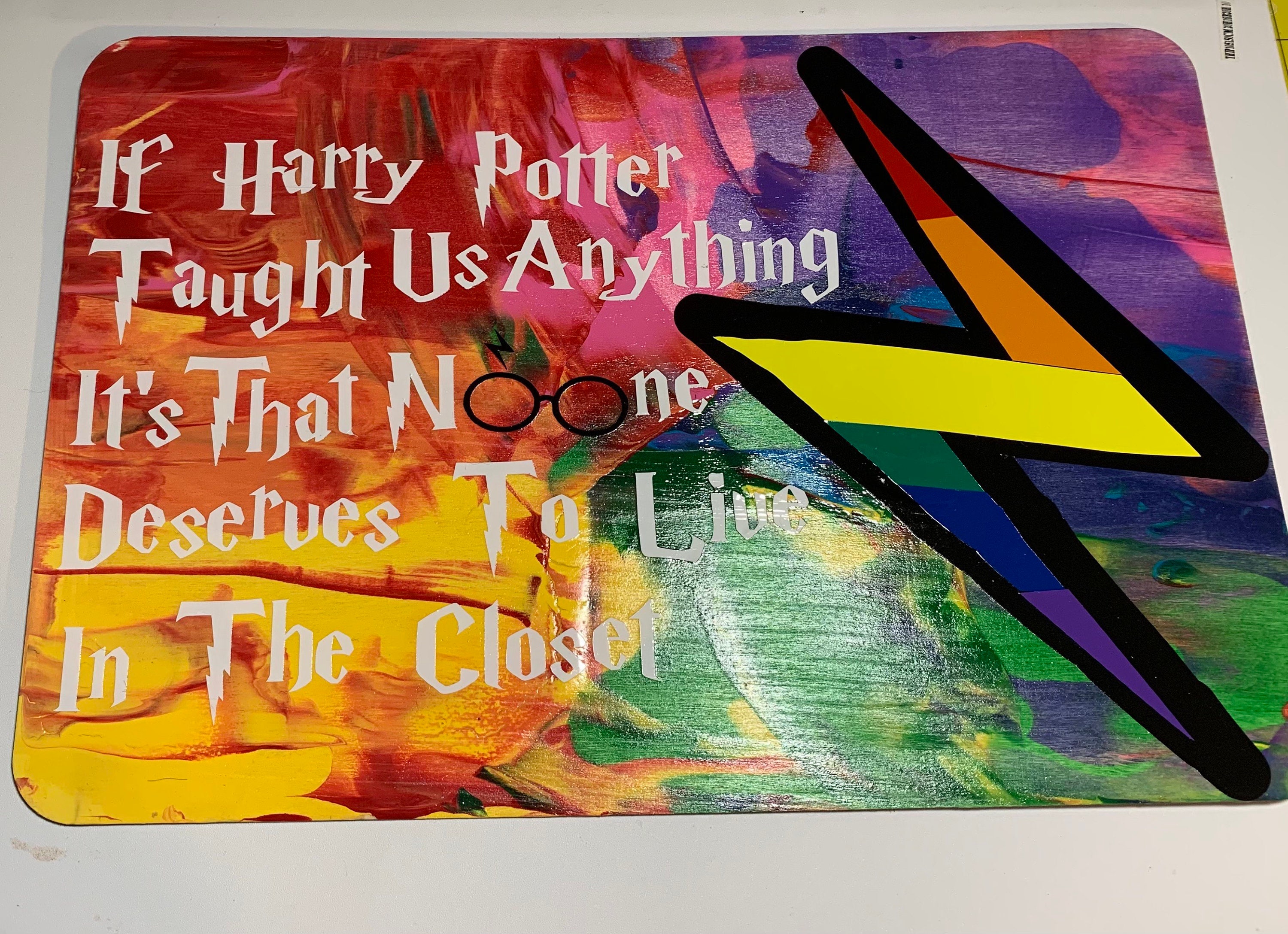 Wizard World Pride Sign - Etsy