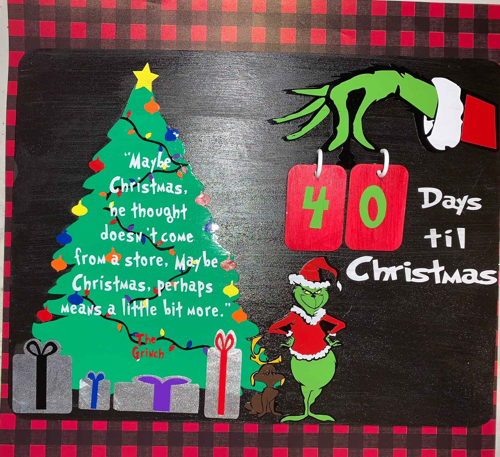 Grinch Christmas Countdown - Etsy