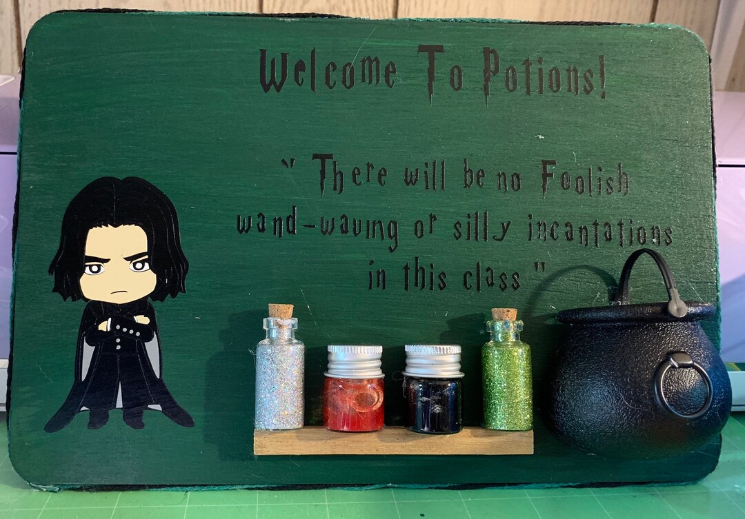 Wizarding Potions Sign - Etsy