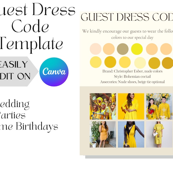 Canva Dresscode - Etsy