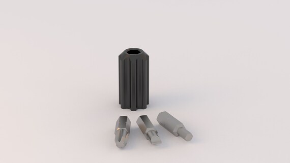 Minimalist 1/4 Hex Bit Driver 3D Print Tool | Etsy