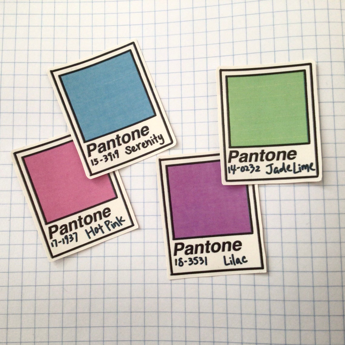 Pantone Color Sticker for decorations and more | Etsy